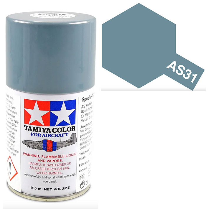 Pintura Aerosol Laca - Tamiya AS31 (Ocean Gray 2 RAF) - Gris Océano 2 ...